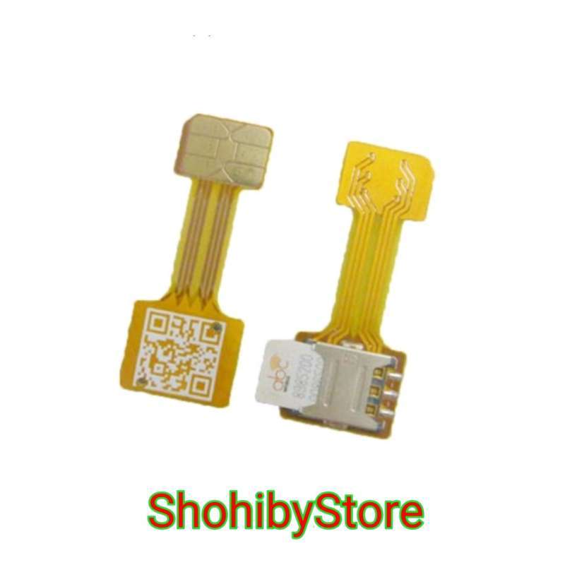 Jual Dual Simcard Adapter Hybrid/sim Card Extender Microsd Card ...