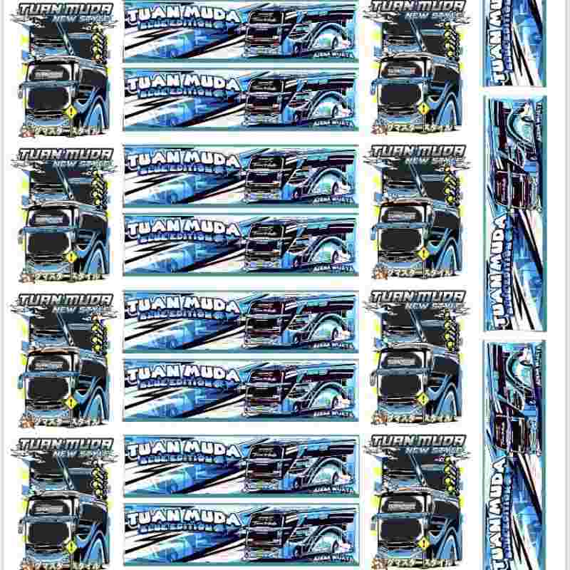 Promo File Software Stiker Bus Basuri Bus Telolet Bus Keren (cdr/pdf ...