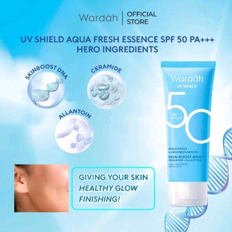 Jual Wardah Uv Shield Aqua Fresh Sunscreen Serum Spf 50 Pa++++ Di ...