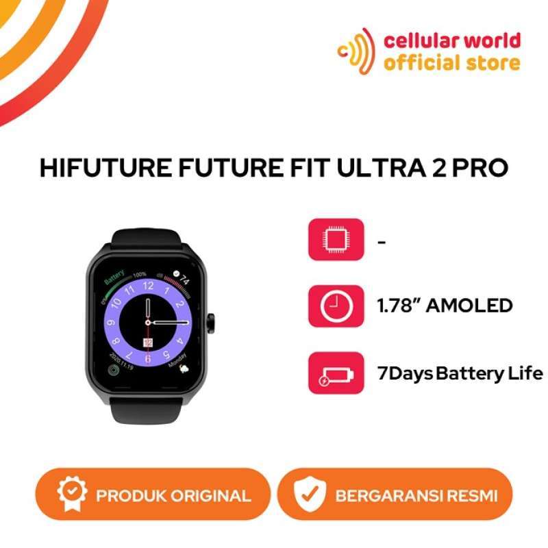 Jual Hifuture Smartwatch Future Fit Ultra 2 Pro Garansi Resmi - Black ...