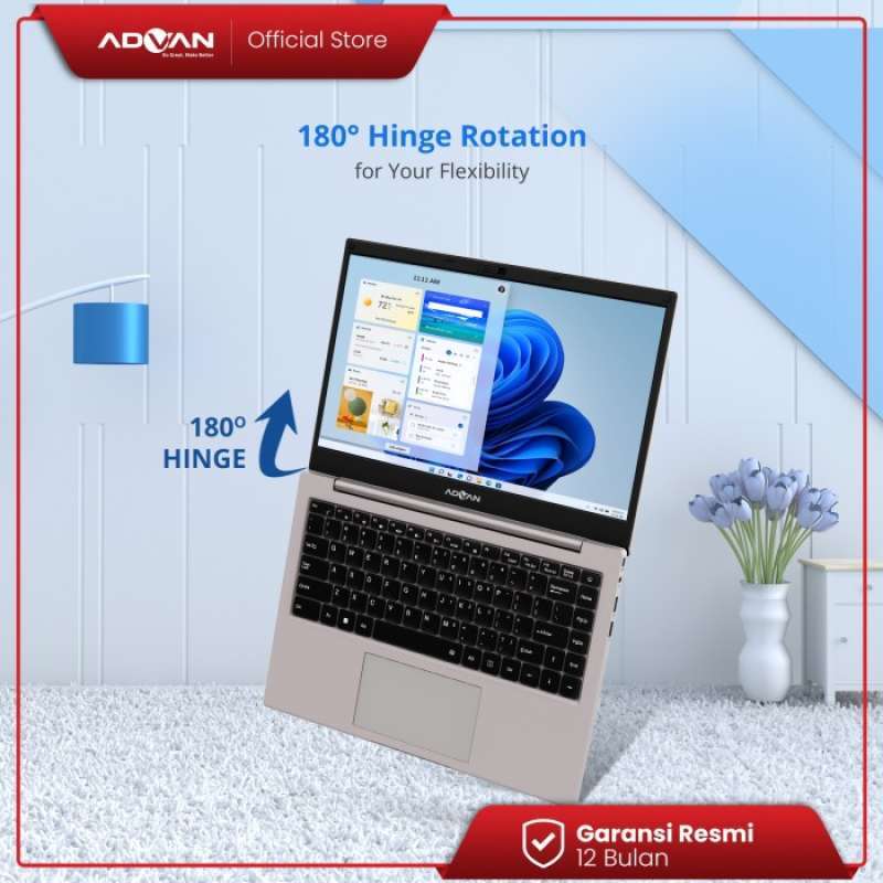 Promo Advan Laptop Notebook 14 Inch Fhd Ips Intel I3 8gb+256gb Wds ...