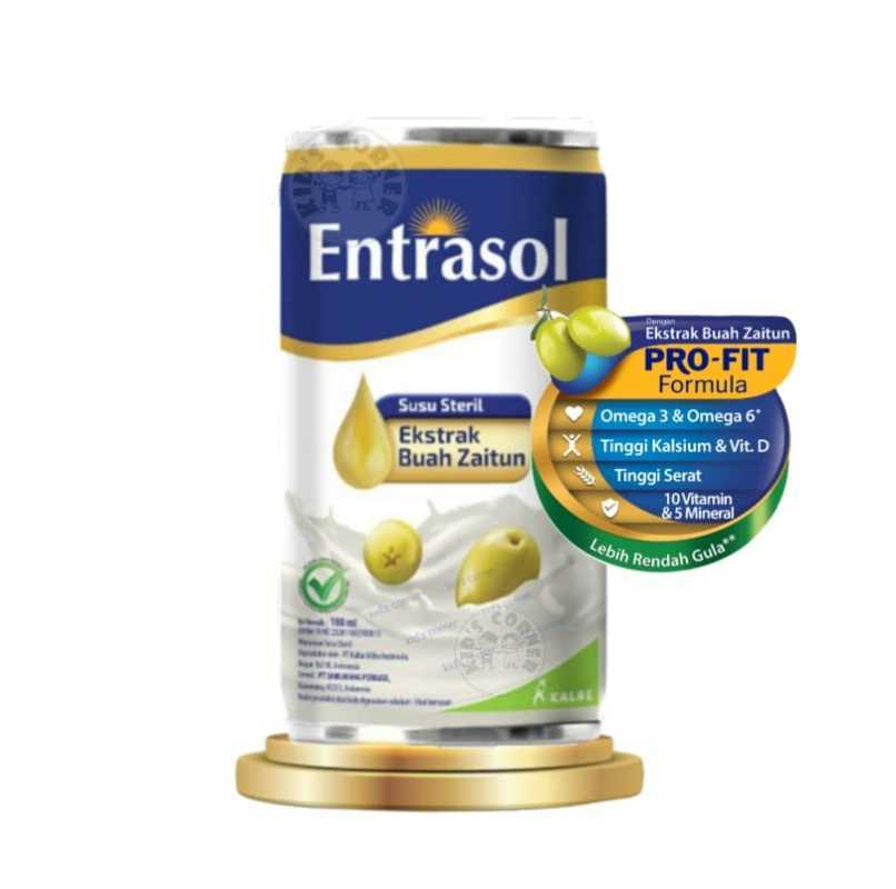 Jual Entrasol 180ml Can Susu Steril Kaleng Ekstrak Buah Zaitun Kalbe Di ...
