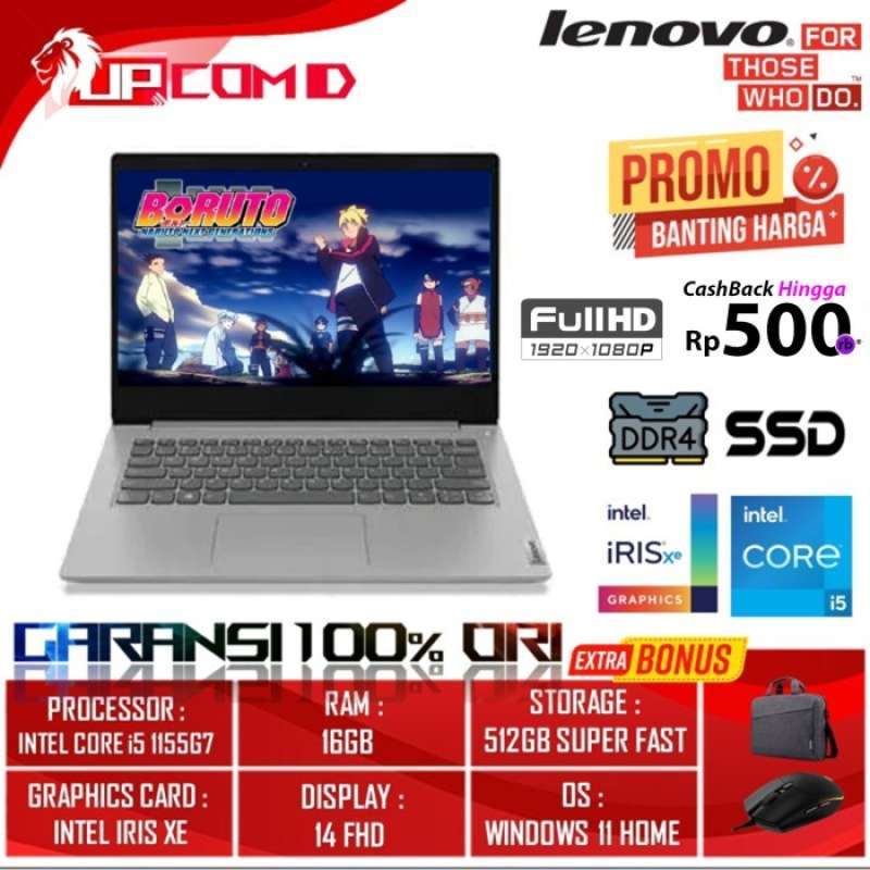 Promo Laptop Lenovo Slim Intel I G Ram Gb Gb Ssd Fhd W Diskon Di Seller