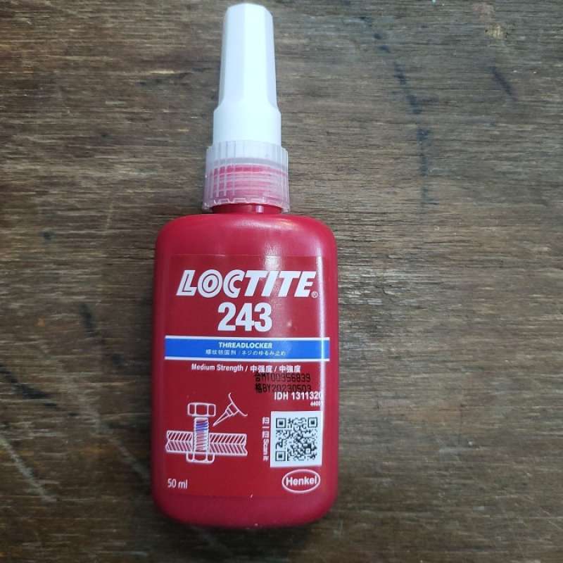 Promo Loctite 243 Biru Medium Strength / Lem Baut / Threadlocker Blue 50 Ml Diskon 23% Di Seller ...