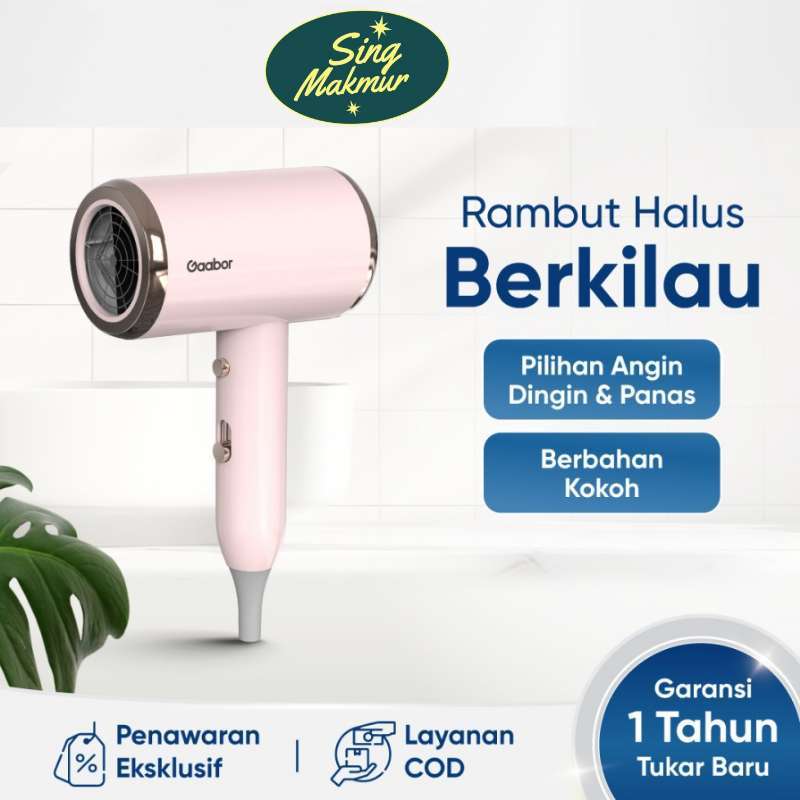 Jual Gaabor Hair Dryer 220v Pengering Rambut Dengan 3 Kecepatan Di ...