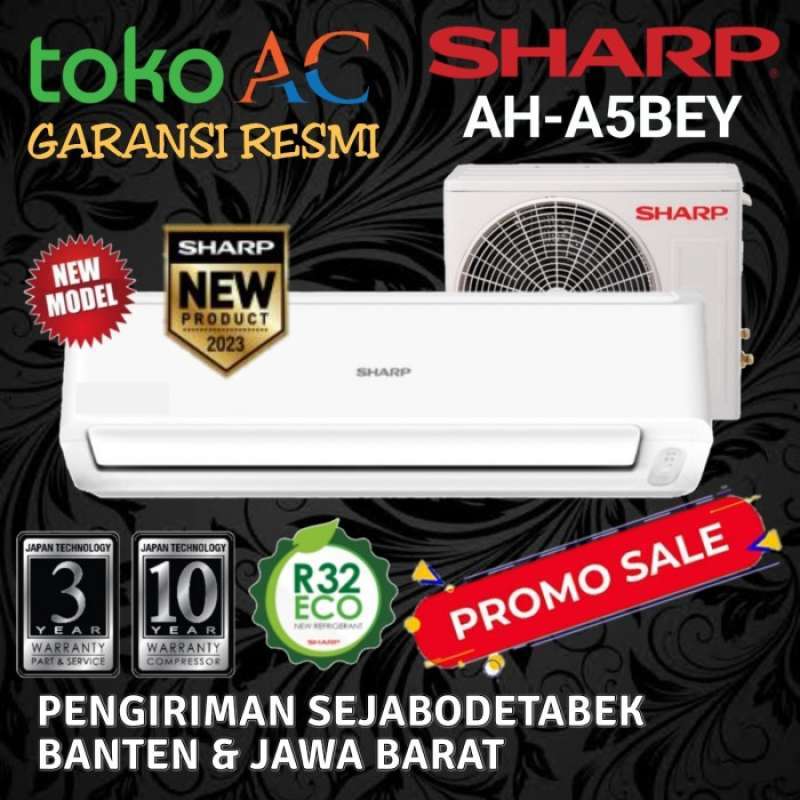 Promo Ac Sharp Ah-a5bey + Pasang / 5 Bey Ac Split 1/2 Pk Standar Basic ...