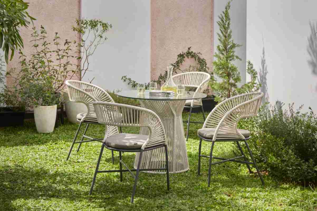 Promo Vivere Corda Dining Package - Furniture Set Meja & Kursi Makan ...