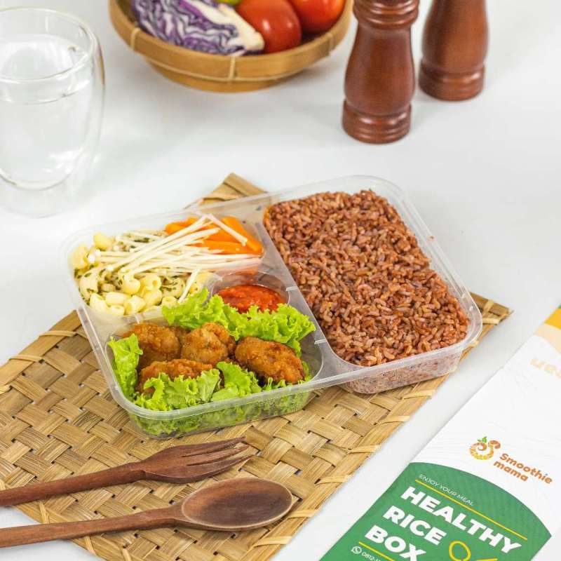 Jual Nasi Box Healthy Box Catering Diet Box Chicken Karage Box Healthy ...