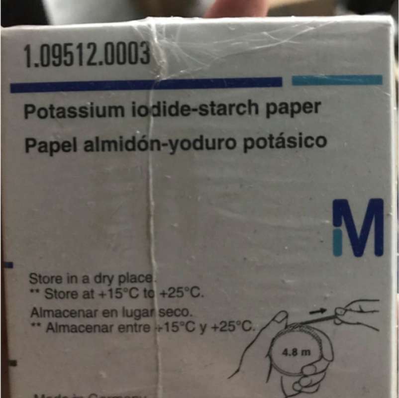 Promo Merck 109512.0003 Potassium Iodide-starch Paper / 1 Pack Diskon ...