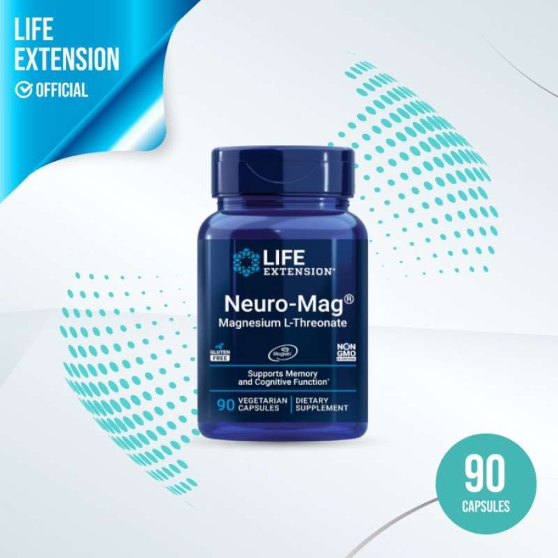 Promo Life Extension Neuromag Magnesium L-threonate - 90 Kapsul Diskon ...