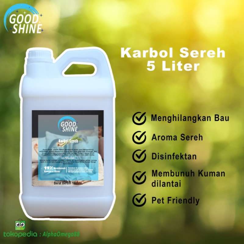 Promo Karbol Wangi / Karbol Wangi 1l / Good Shine Karbol / Karbol Wangi ...