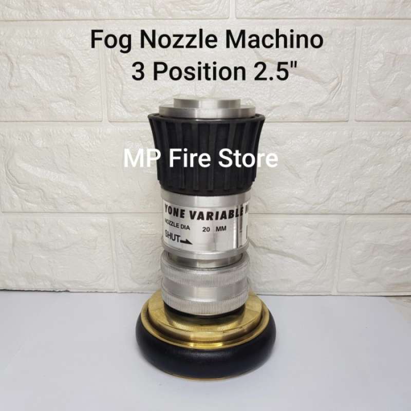 Promo Fire Fog Nozzle Machino 2.5 In Jet Spray Variable 3 Position ...
