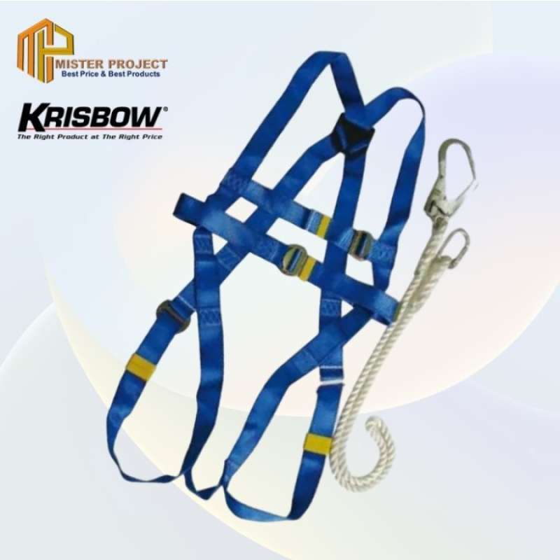 Promo Tali Sabuk Pengaman Full Body Harness With Lanyard 1000438 Diskon ...