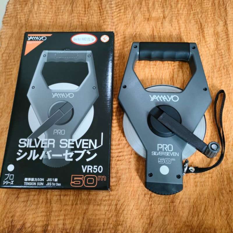 Promo Yamayo Roll Meter Steel Type Silver Seven 50 Meters Japan Diskon ...