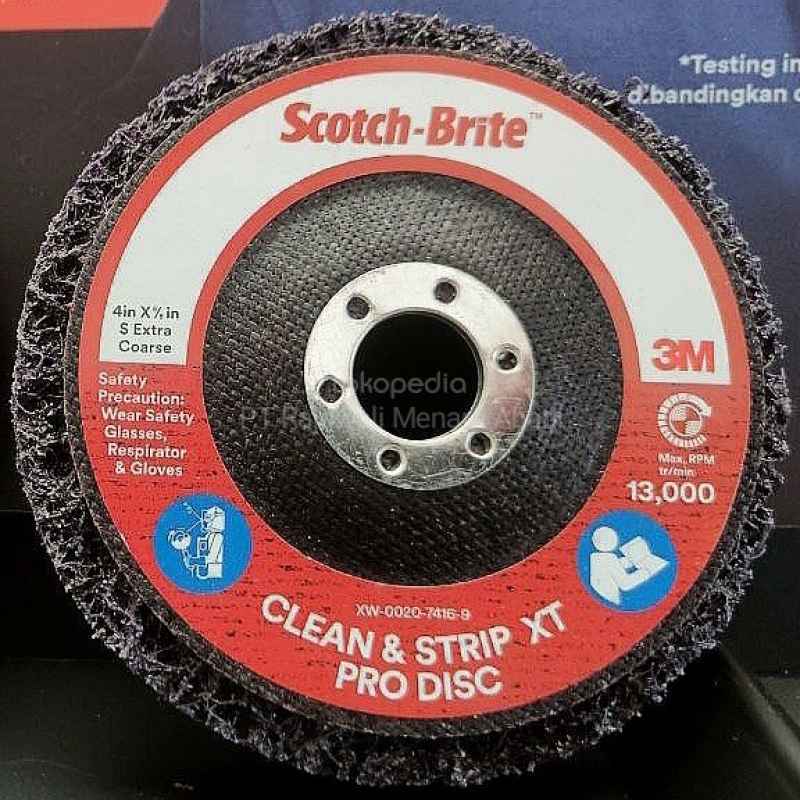 Promo 3m Scotch-brite Clean & Strip Xt Disc 4in X 5/8in Diskon 23% Di ...