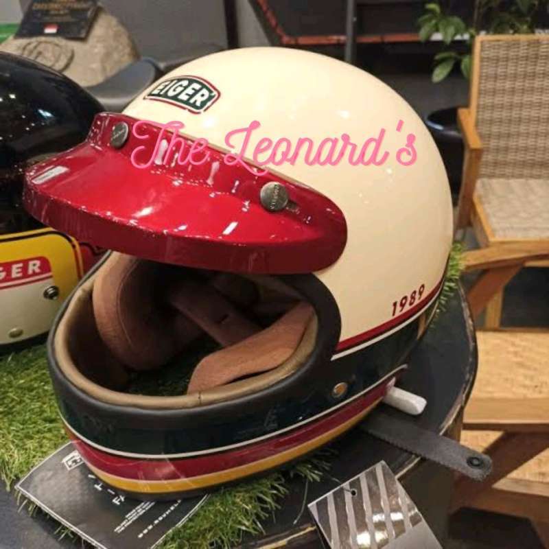 Jual Helm Eiger Vecchio Ff Helmet White Full Face Helem Putih Tulang ...