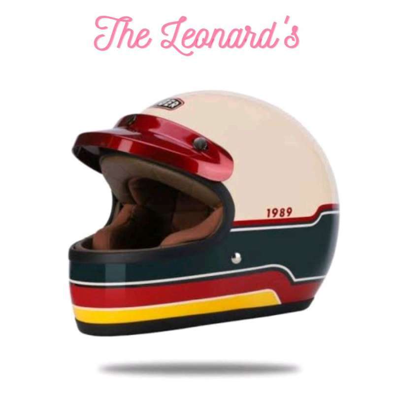 Jual Helm Eiger Vecchio Ff Helmet White Full Face Helem Putih Tulang ...