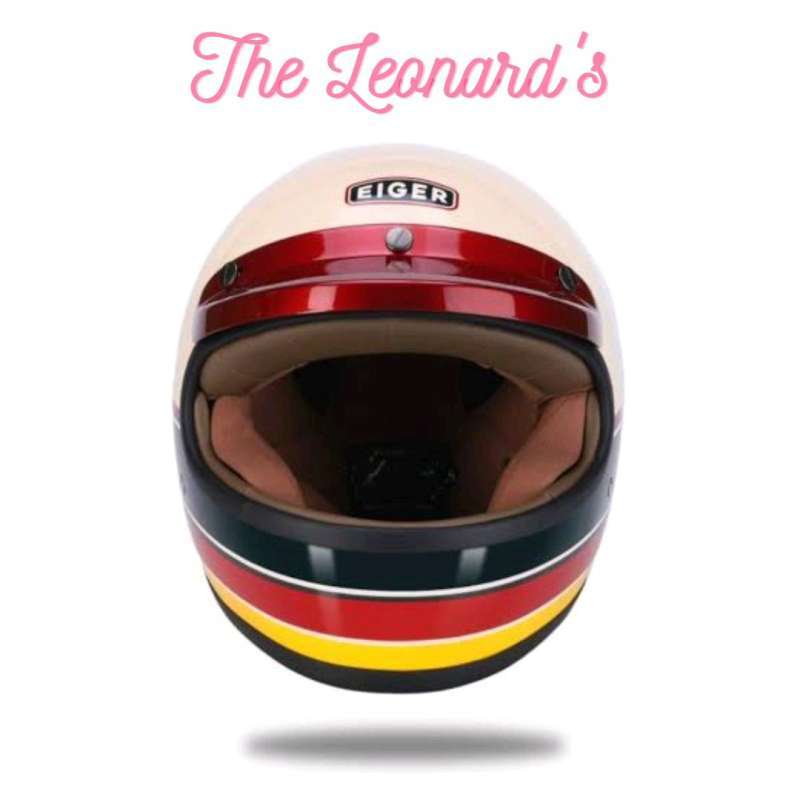 Jual Helm Eiger Vecchio Ff Helmet White Full Face Helem Putih Tulang ...