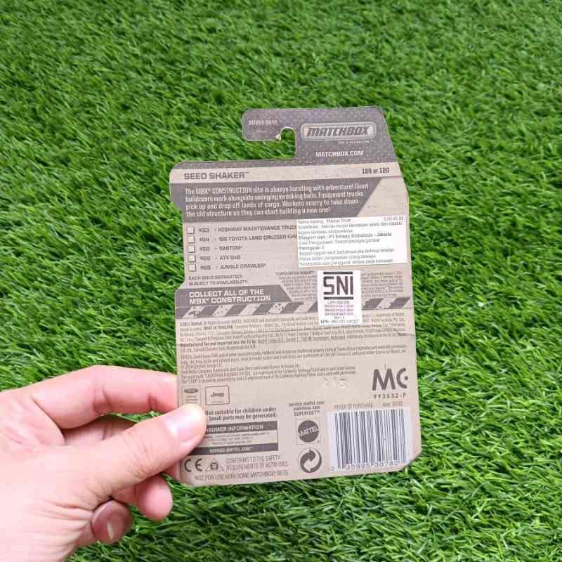 Jual Matchbox Mbx Construction Seed Shaker Di Seller Toytime Jakarta ...