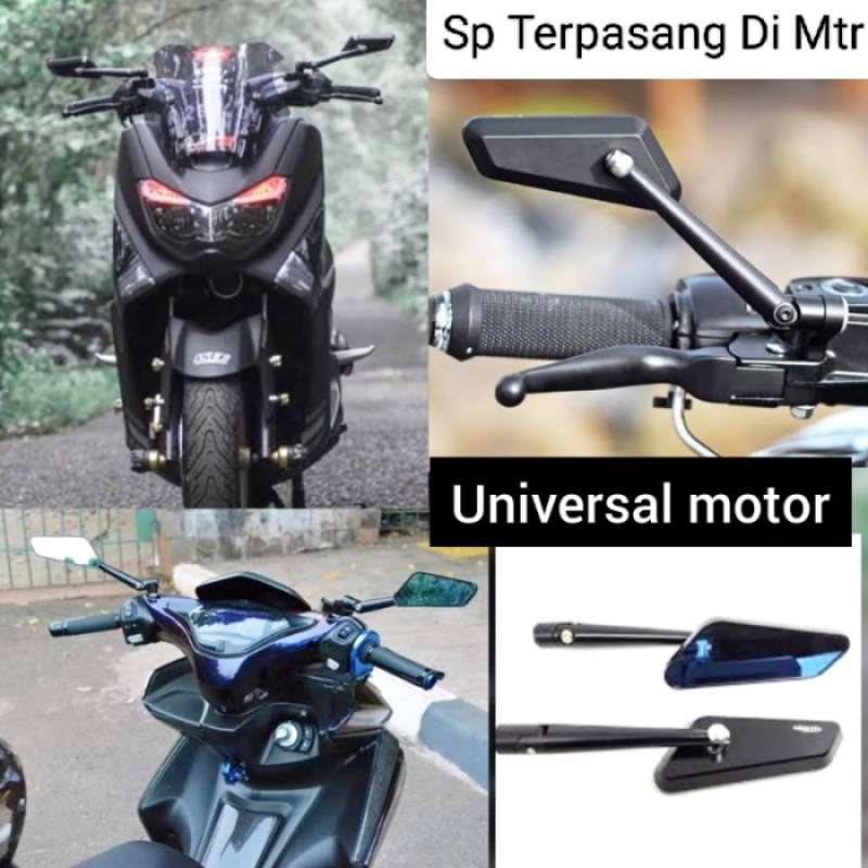 Promo Spion Tomok Circuit 744 Model Rizoma Kaca Biru Almunium Censi V2 ...