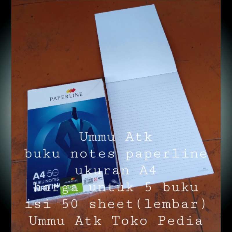 Jual Buku Notes Ukuran A4 Harga Untuk 5 Buku Bergaris Di Seller Retail ...