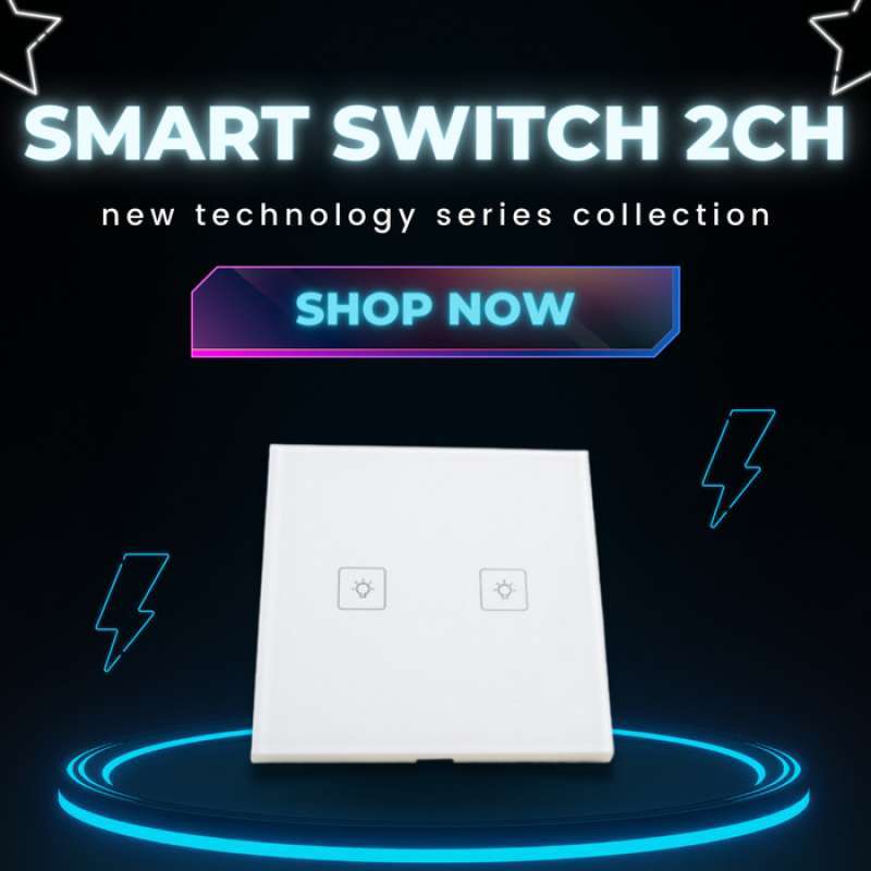 Promo Wall Smart Switch Smartlife Dual Best Quality Diskon 50% Di ...