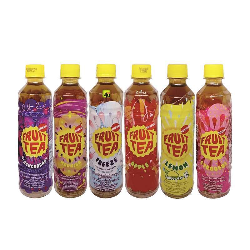 Promo Sosro Fruit Tea - Minuman Teh Rasa Buah - 350ml Botol Diskon 13% ...