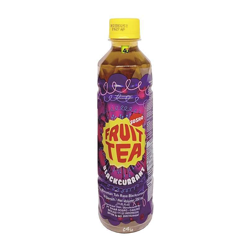 Promo Sosro Fruit Tea - Minuman Teh Rasa Buah - 350ml Botol ...