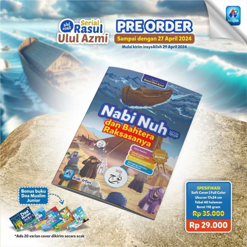 Promo Nabi Nuh Dan Bahtera Raksasanya Serial Rasul Ulul Azmi Full Color Usia 5+ Buku Anak ...