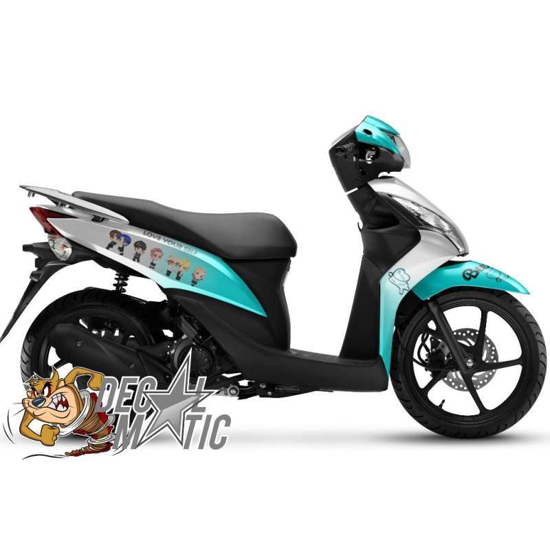 Jual Decal Spacy Full Body Stiker Full Body Honda Spacy 2011 2012 2013 ...