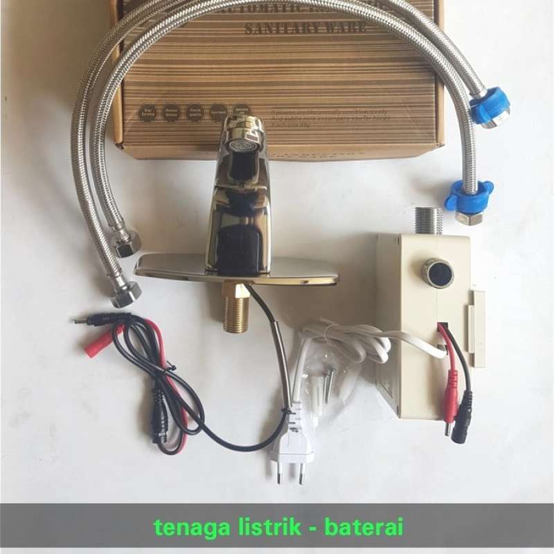 Jual Keran Kran Sensor / Kran Wastafel Sensor Otomatis Baterai Dan ...