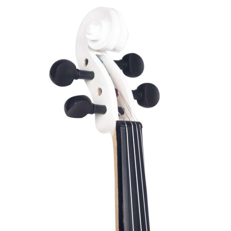 Promo Biola Elektrik Mandalika Original Warna Putih Fullset Hardcase ...