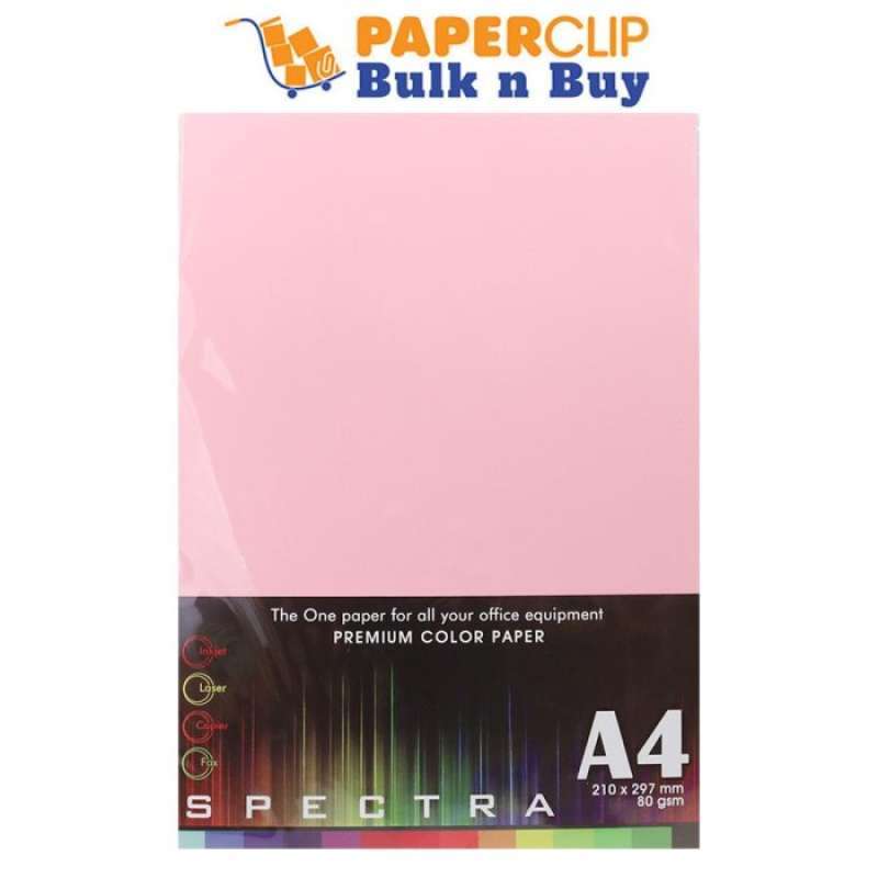 Promo Kertas Hvs Warna Spectra Fancy Pastel 42170 A4 Isi 20 Pink Diskon ...