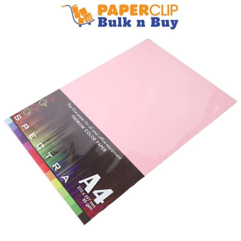 Promo Kertas Hvs Warna Spectra Fancy Pastel 42170 A4 Isi 20 Pink Diskon ...