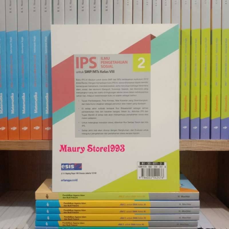 Promo Buku Ips Esis Kelas 8/viii 2 Smp K13 Revisi Original Diskon 26% ...