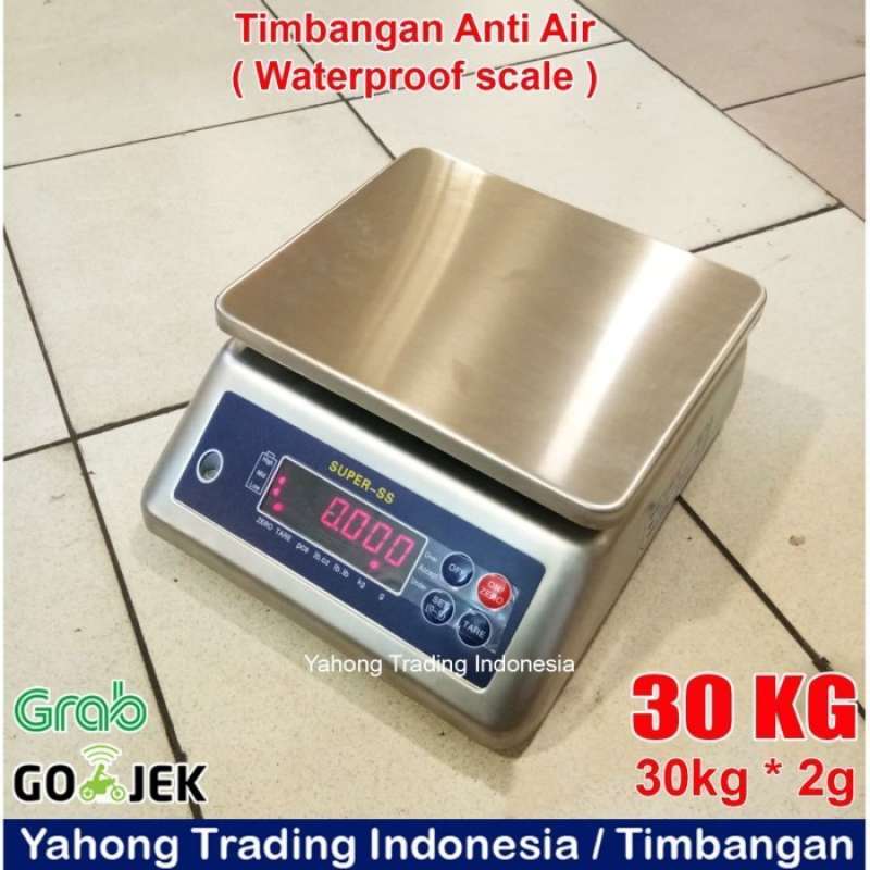 Promo Timbangan Digital Anti Air Waterproof Ikan Daging Super Ss 30kg 2g Diskon 33% Di Seller ...