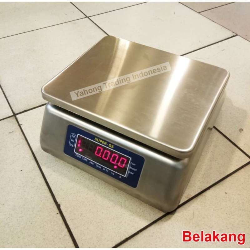 Promo Timbangan Digital Anti Air Waterproof Ikan Daging Super Ss 30kg 2g Diskon 33% Di Seller ...