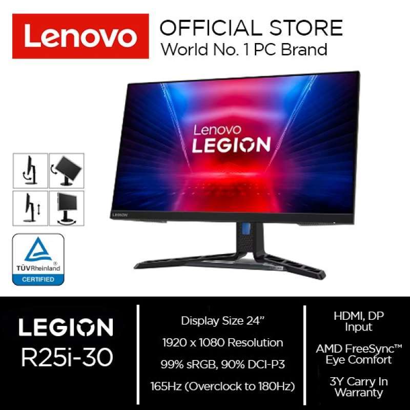 Jual Lenovo Monitor Legion R25i-30 24.5 Ips 165hz - R25i Di Seller ...
