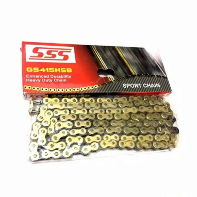 Promo Rantai Sss Rantai Motor Sss Gold 415,428-130,140l Sb,hsb,hsbt ...