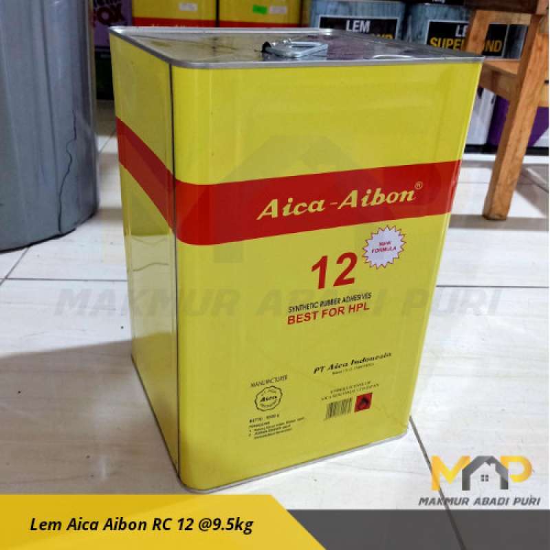 Promo Lem Kayu - Lem Aica Aibon Rc 12 @ 9.5kg - Lem Kuning Serbaguna ...