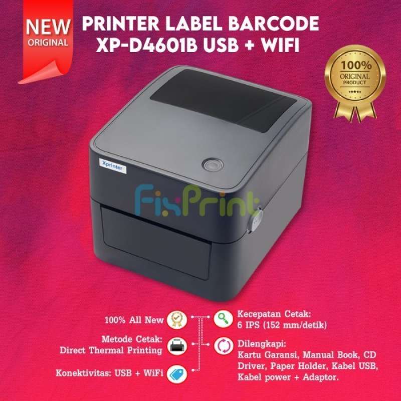 Promo Xprinter Barcode Printer Thermal Xp-420b / Bi-420b Xp420b Bi420b ...