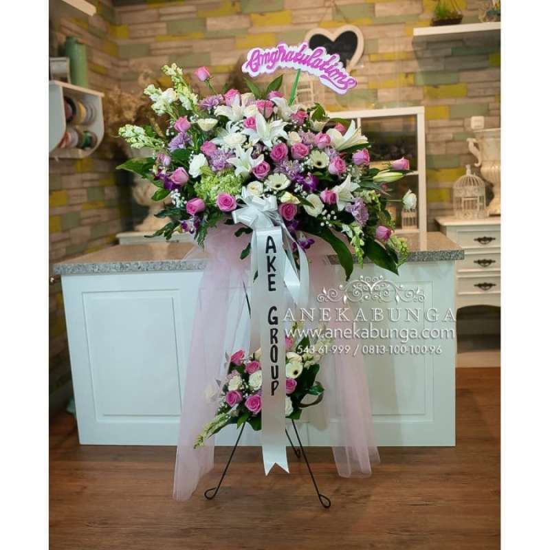 Promo Standing Flower Karangan Bunga Grand Opening Selamat Pembukaan ...