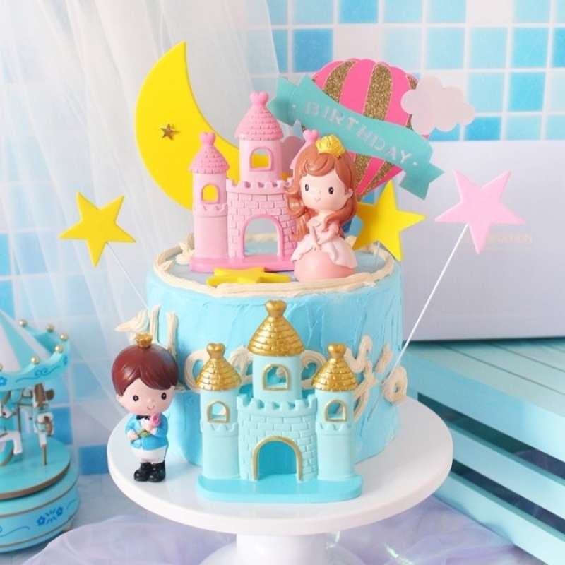 Promo Ccc02 Cake Topper Castle 3d Disney Kastii Istana Princess Hias ...