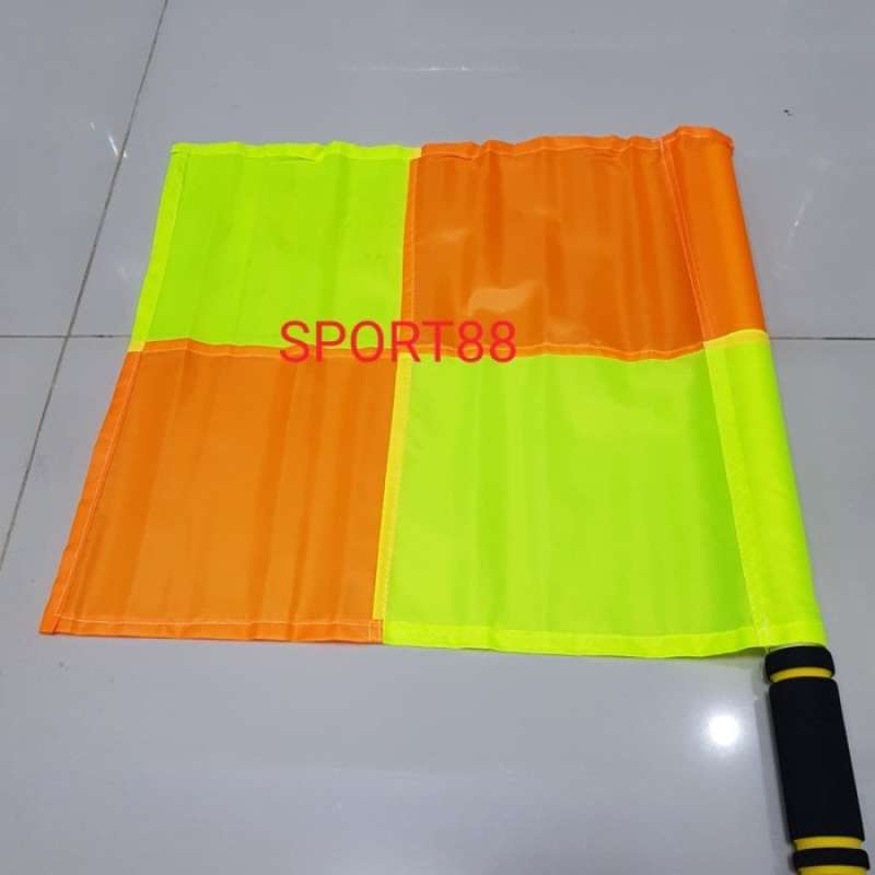 Promo Bendera Wasit Isi 2pc / Bendera Hakim Garis / Bola Futsal Dll ...