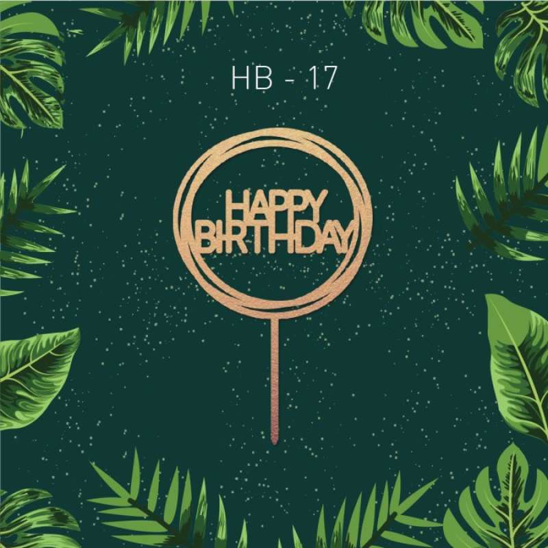 Promo Hb 17 / Topper / Hiasan Kue / Caketopper / Bunting Flag Diskon 23 ...