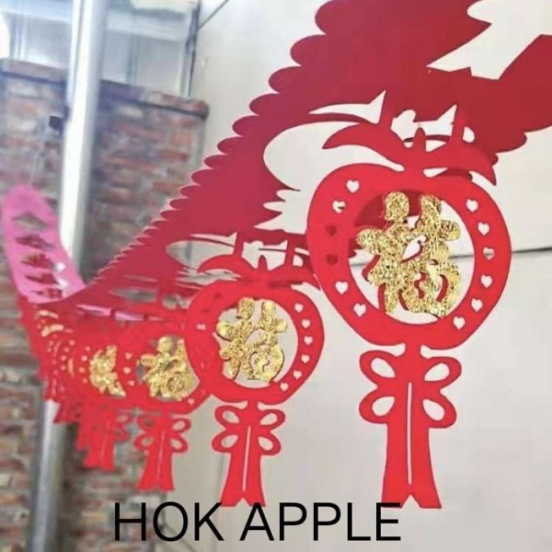 Promo Gantungan Sincia / Garland Imlek Harimau 2022 / Fu Hok Rezeki Cny ...