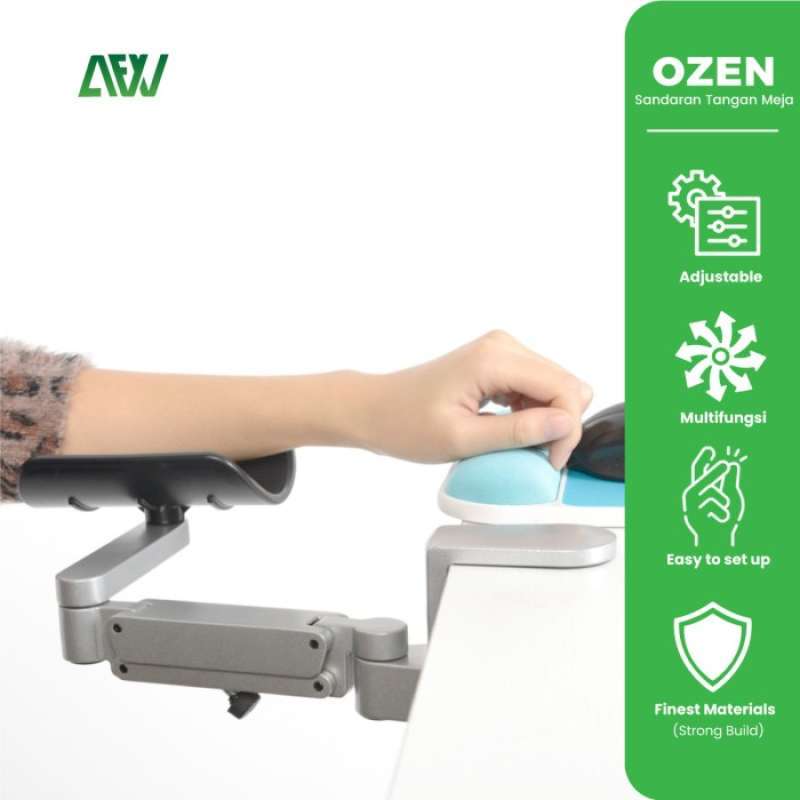 Promo 100% Produk Ori Sandaran Tangan Meja Adjustable Arm Rest Ozen Afw ...