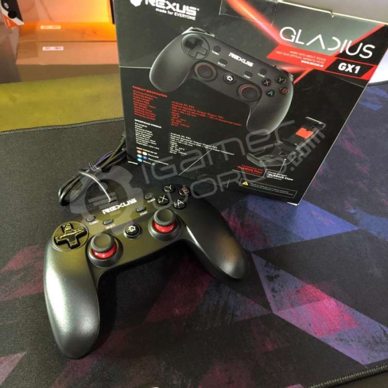 Promo 100% Produk Ori Rexus Gladius Gx1 Pro Gaming Gamepad Diskon 23% ...