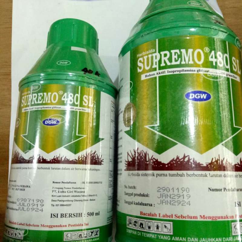Jual Supremo 480 Sl 1 Liter Herbisida / Racun Rumput Sistemik Di Seller ...