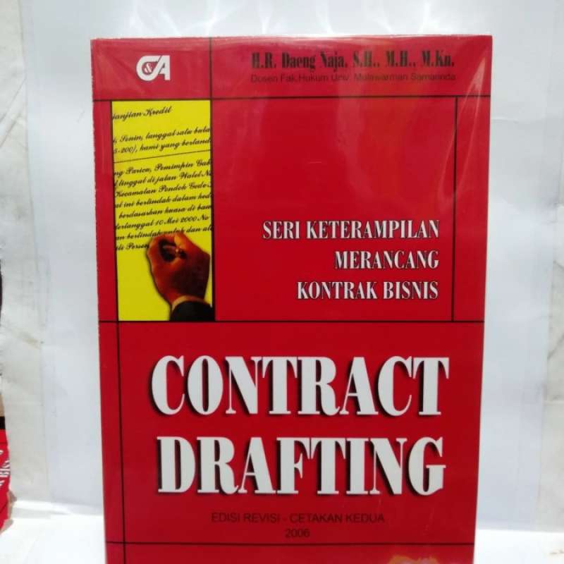 Jual Buku Contract Drafting Seri Keterampilan Merancang Kontrak Bisnis Di Seller Noelle ...